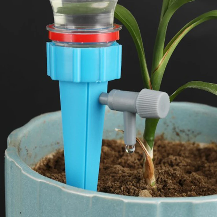 Self Watering Spike Drip Water Device System for Houseplants