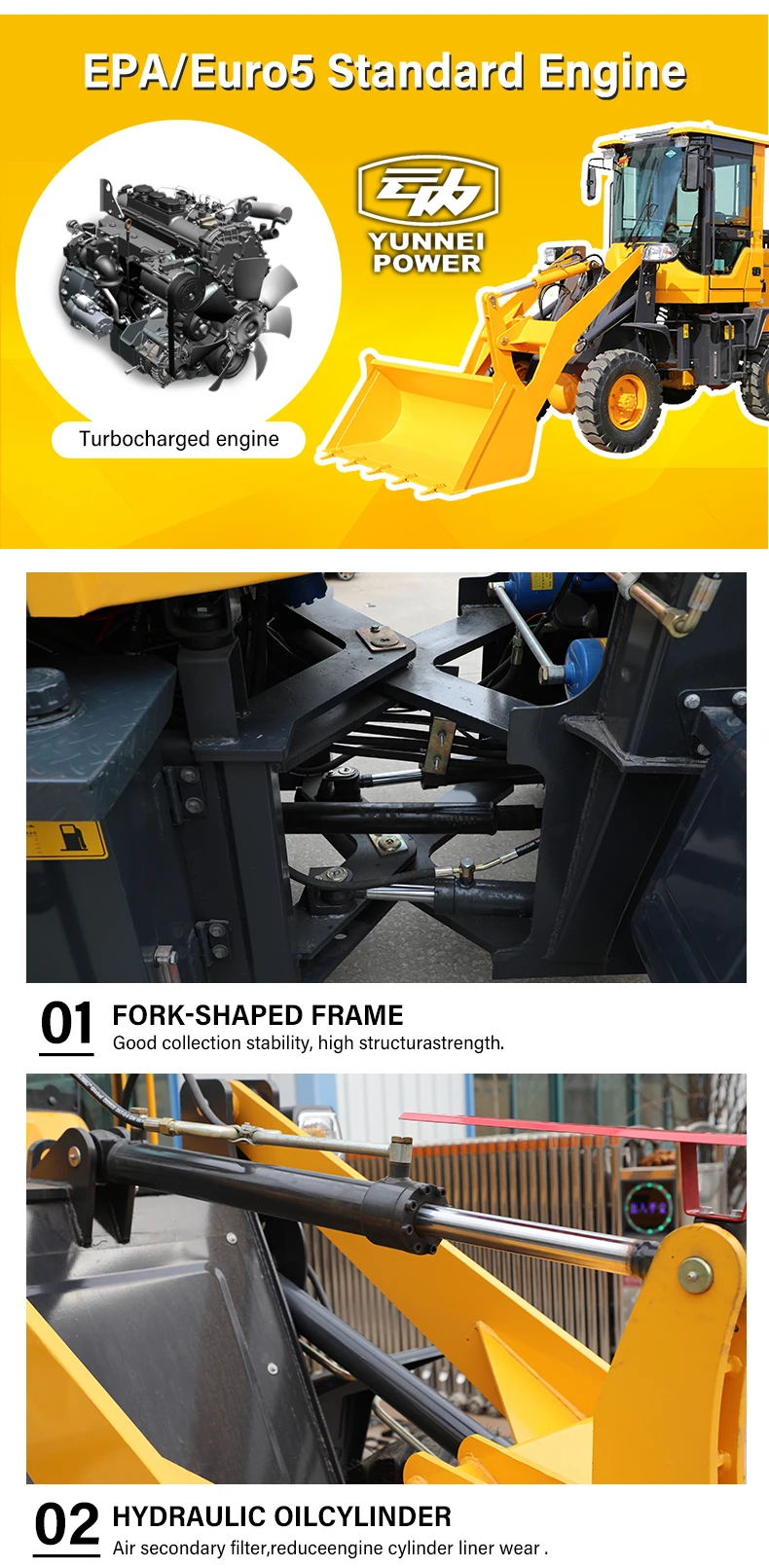 Mini China Articulating Diesel Wheel Compact Loader Diesel Manufacture ...