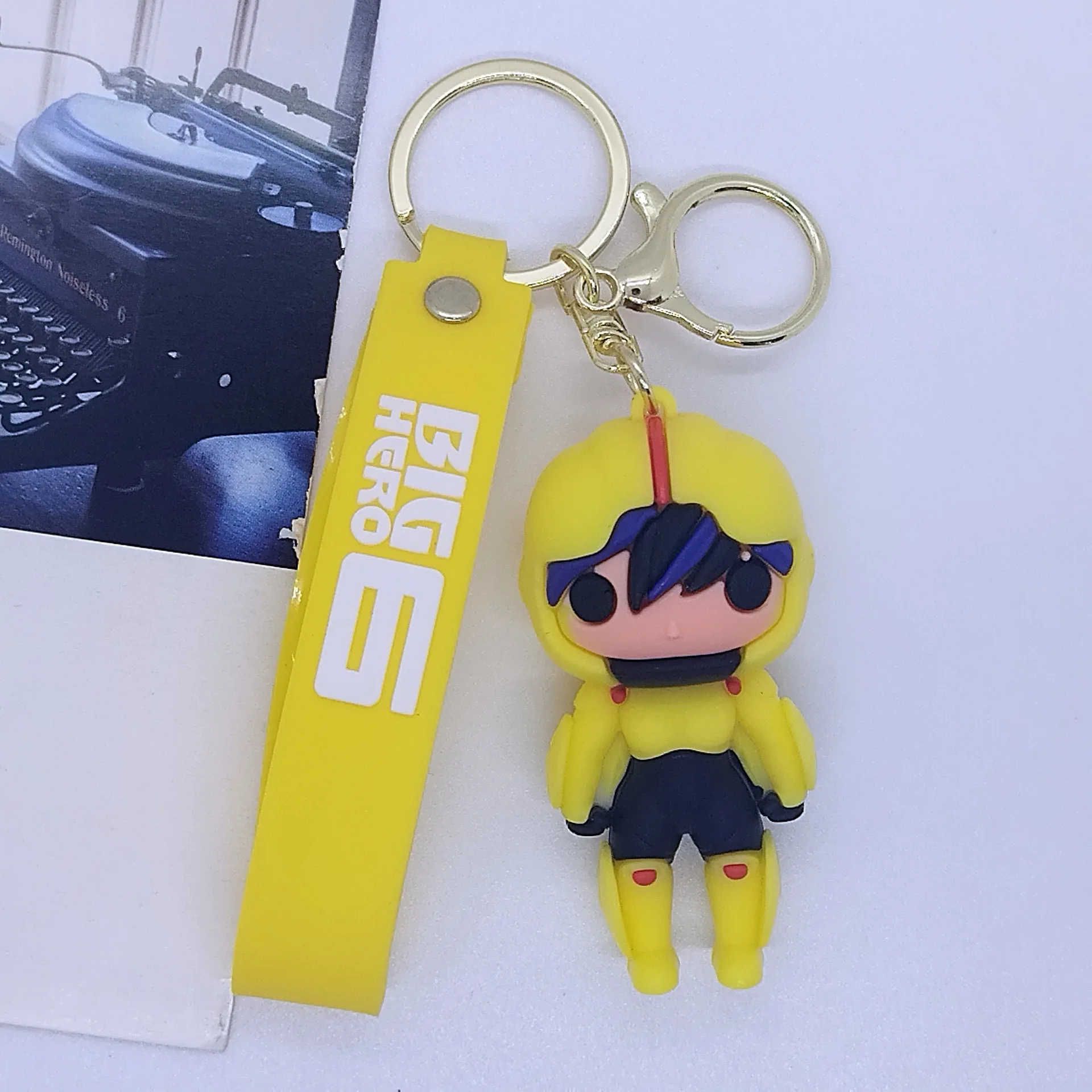 Big Hero 6 Characters - Hiro, Baymax, Fred, Wasabi Keychains