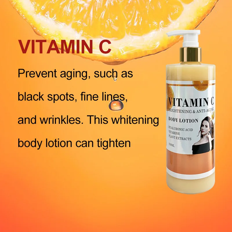 Private Label Body Lotion Beauty Products Vitamin C Body Cream Strong ...