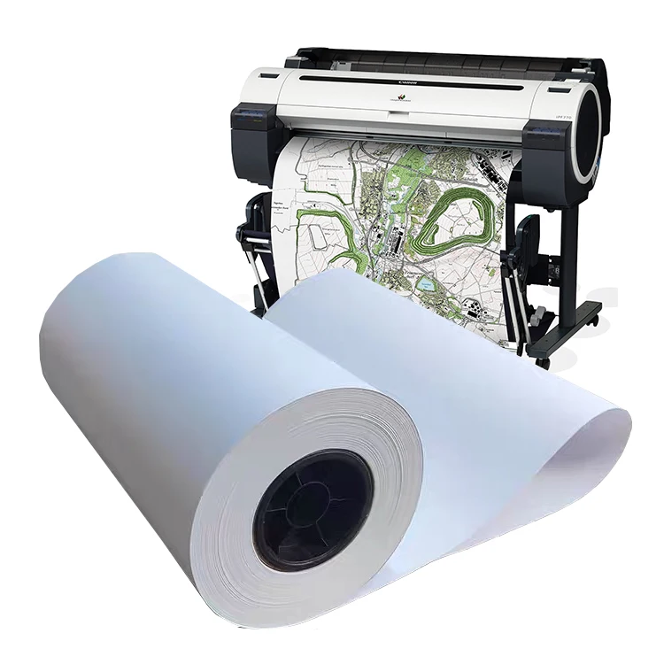 Good Price Inkjet Cad Bond Plotter Paper In A0 A1 A2 A3 Rolls - Buy Cad ...