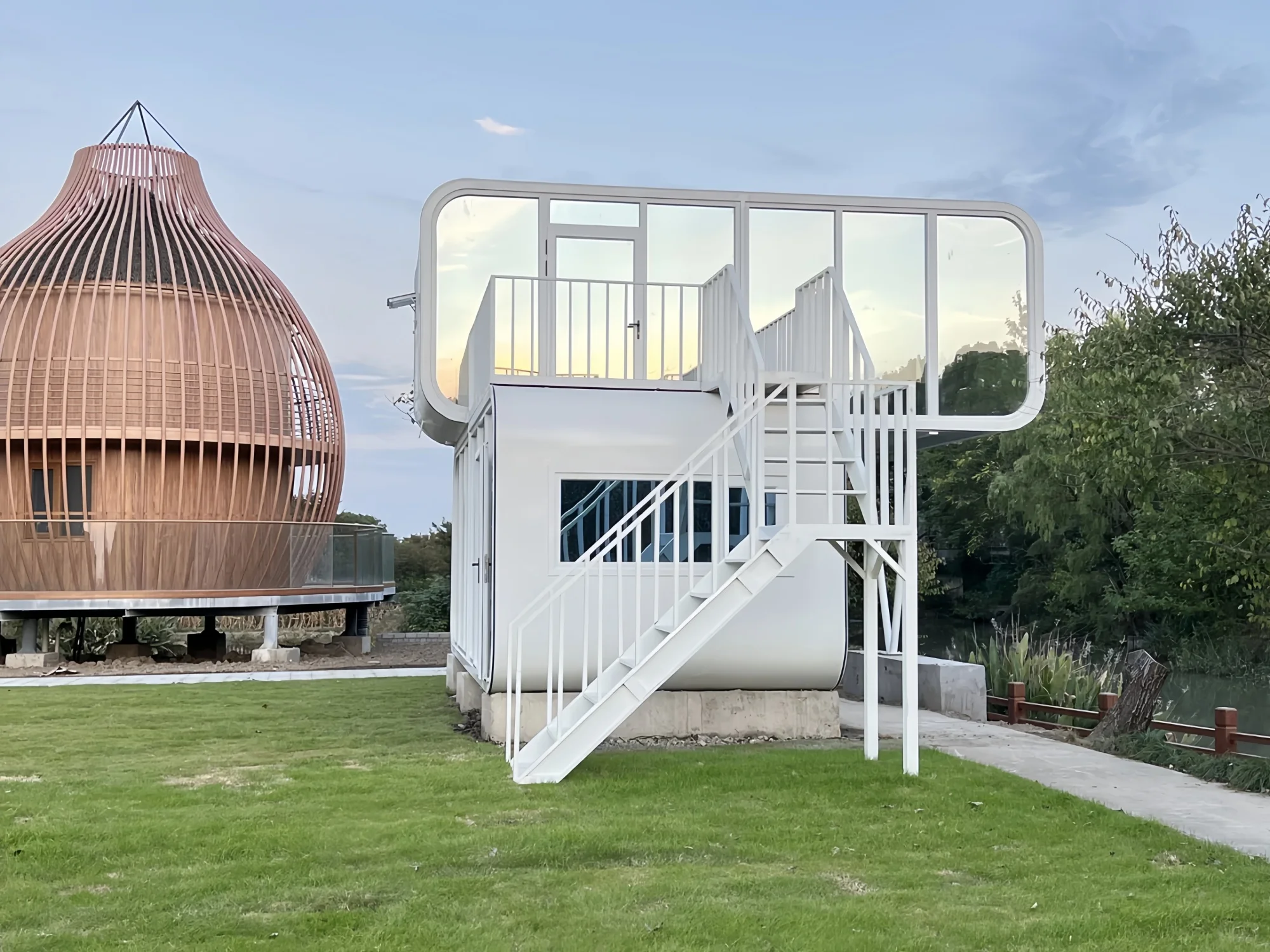 Modern Casa Prefabricada Working House Outdoor Office Camping Capsule ...