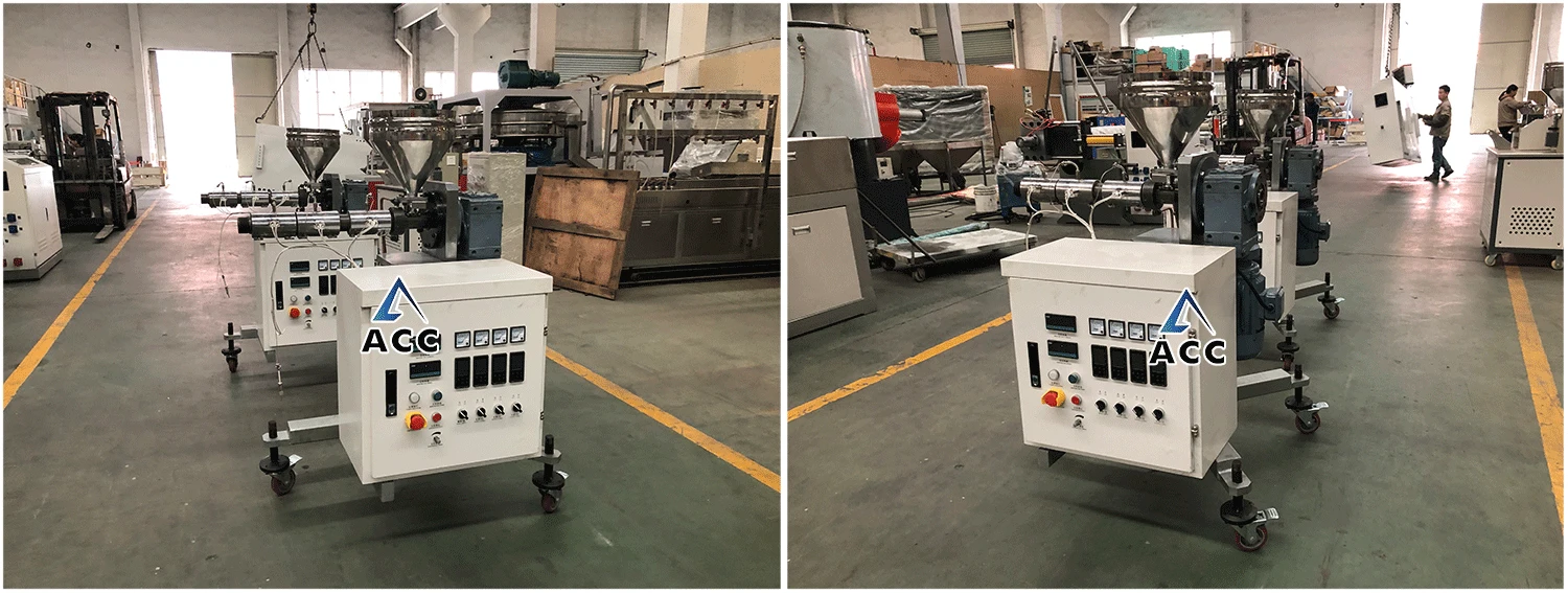 Single Screw Small Plastic Extruder SJ25 for PE PP PLA