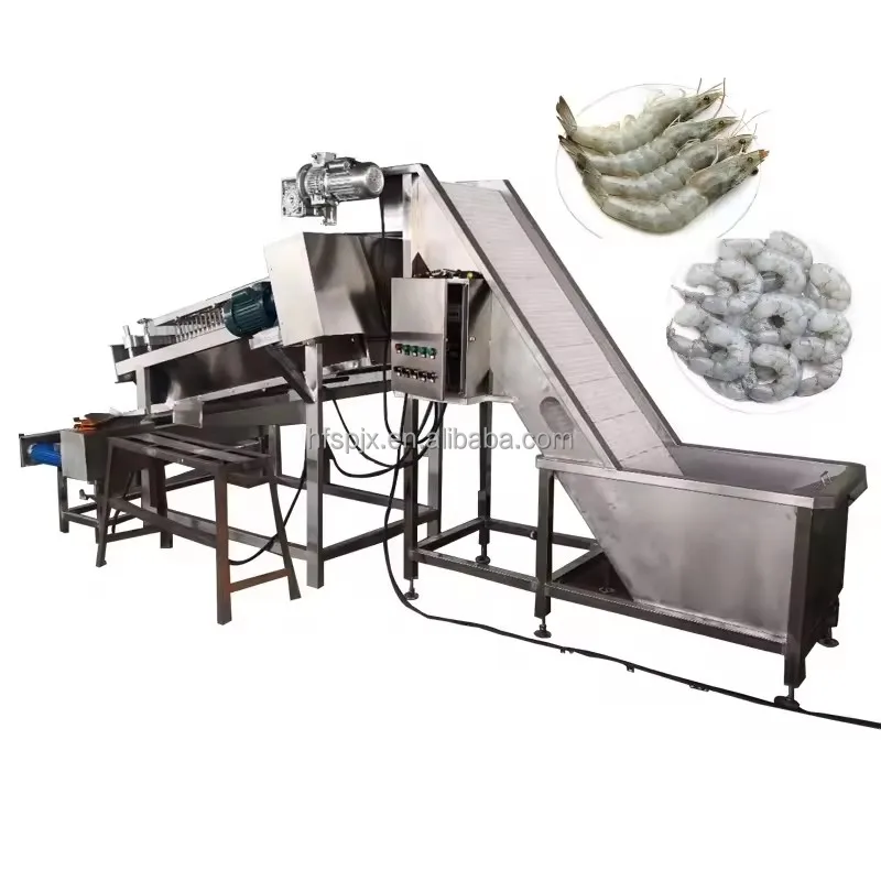 Automatic Shrimp & Lobster Peeling Machine New Condition Skinning ...