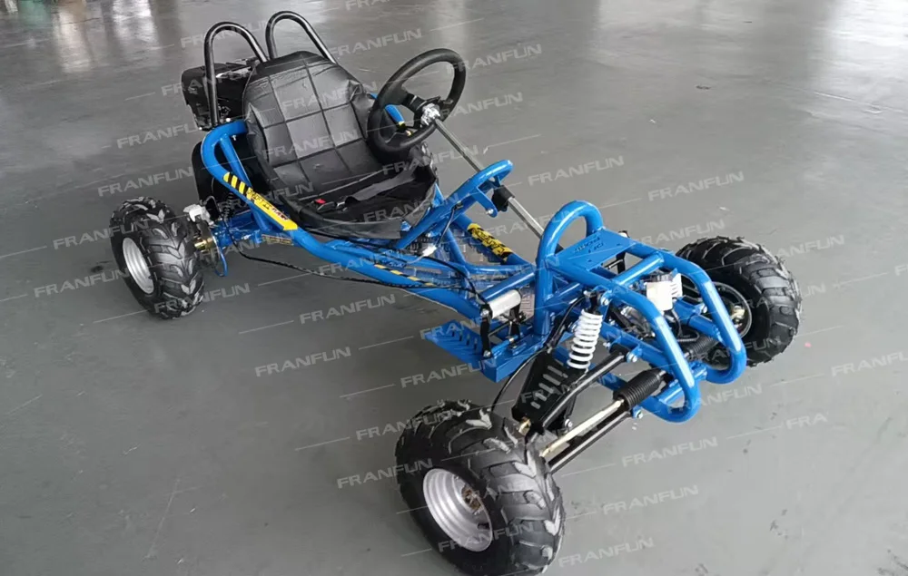 FRANFUN 270CC Adventure Gasoline Go Kart - 60km/h Dual-Use Dune Buggy ...