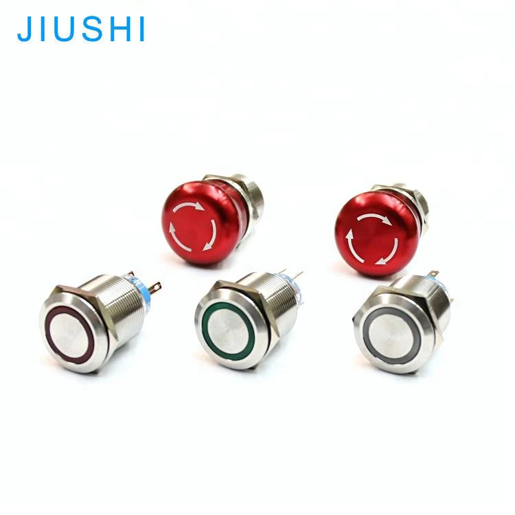 Kelly A22 mounting hole 22mm button momentary latch Push Button Switch ...
