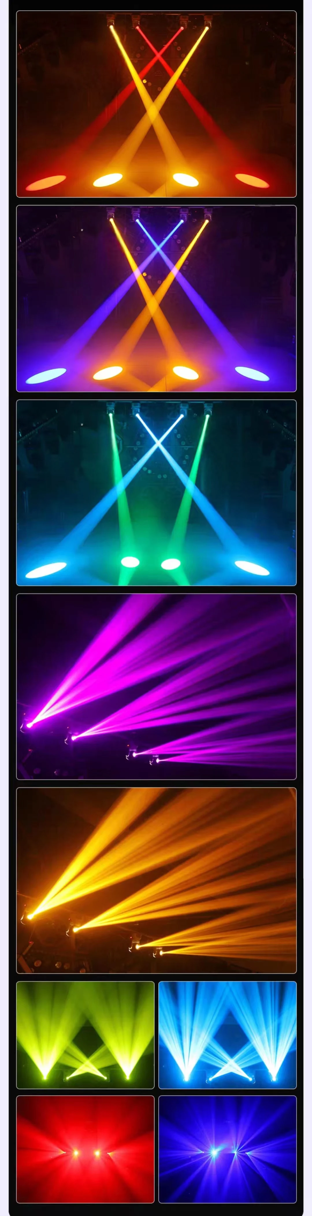 Hot Sale 150W LED Beam Moving Head Stage Lights With LED Strip for ...