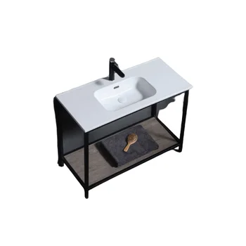 Hotel Bathroom Vanity Sink Hands Washing Basin Rectangular Porcelain ...