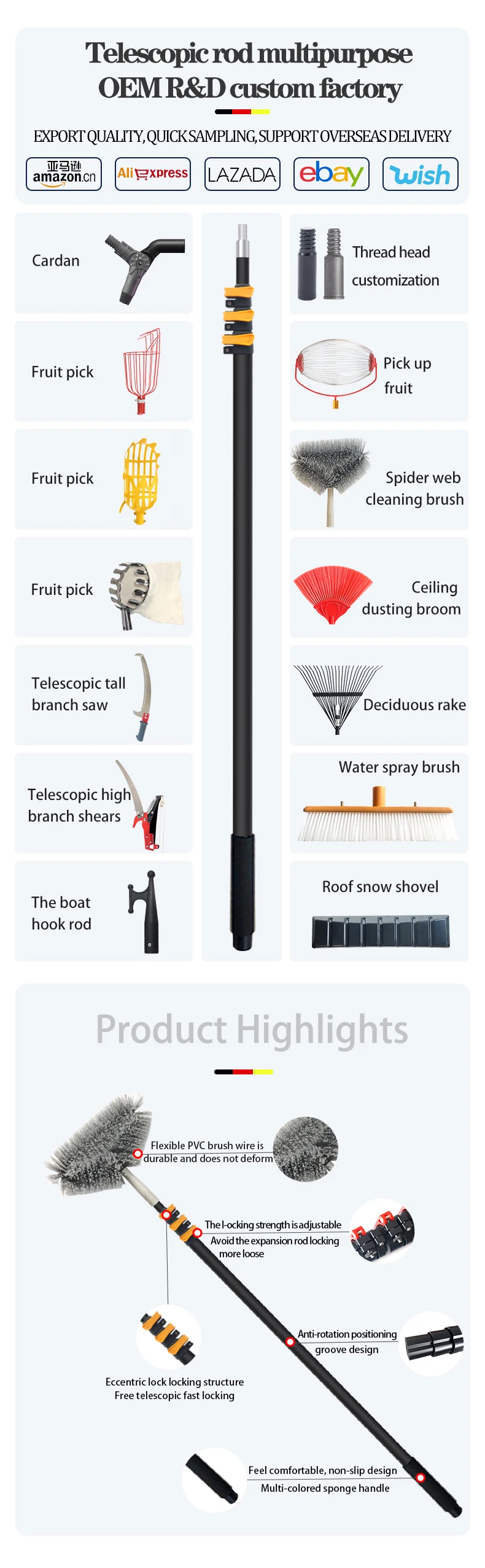 Sunnysmiler Cobweb Duster 2022 New Product Ceiling Spider Web ...