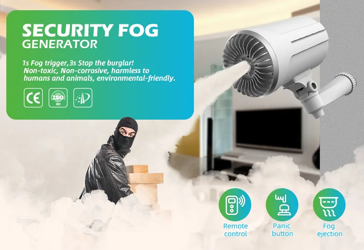Anti Theft Smoke Fog Machine - Secure Your Home Efficiently