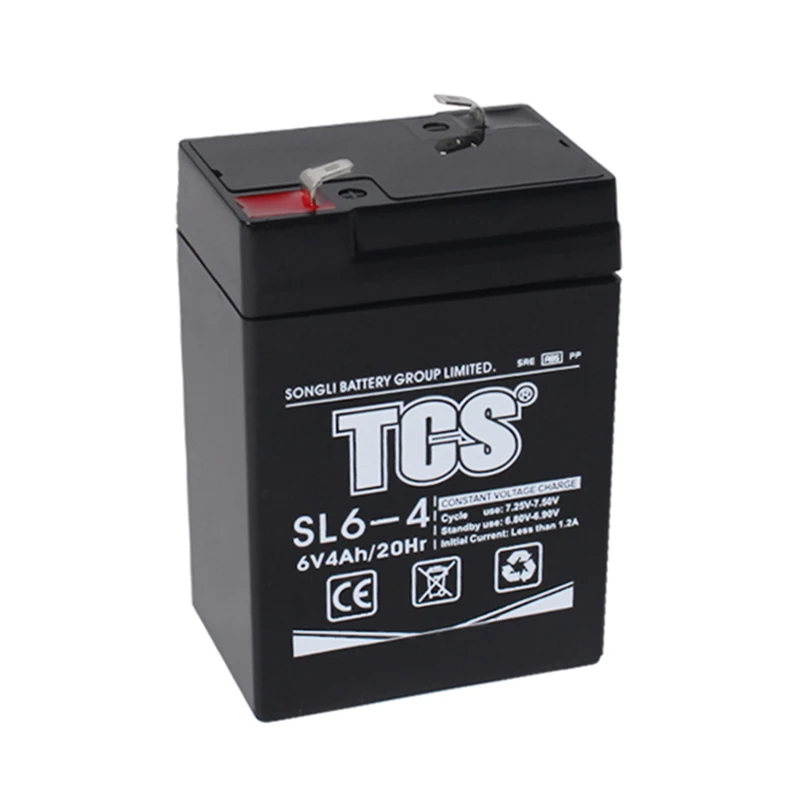 Tcs Solar Agm Vrla Seal Rechargeable Lead Acid Battery 6v 4ah 20hr For ...