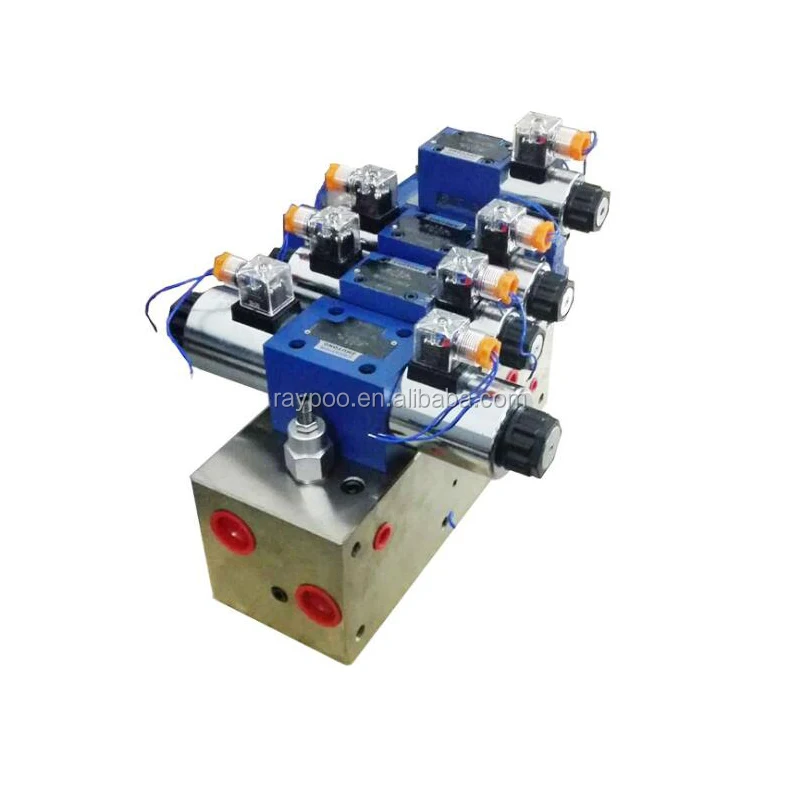 4 Way Hydraulic Manifold Block High Pressure Hydraulic Manifold Block ...