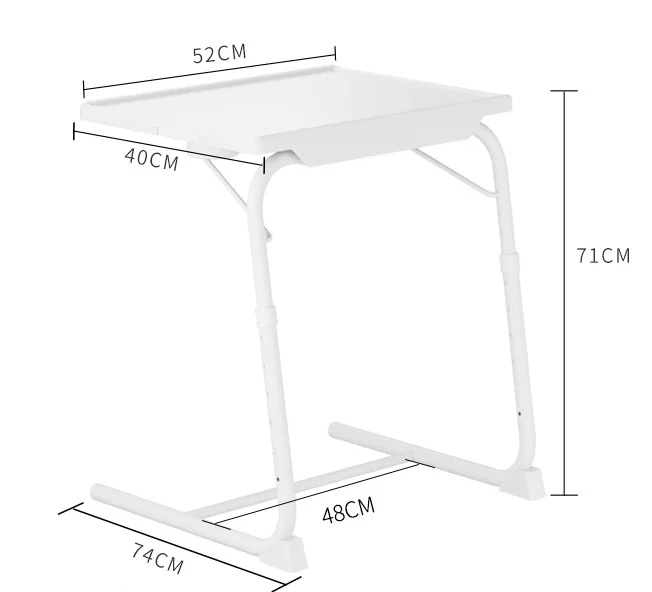 Folding 3 Angles Table Bed Study Table for Students for Write Homework ...