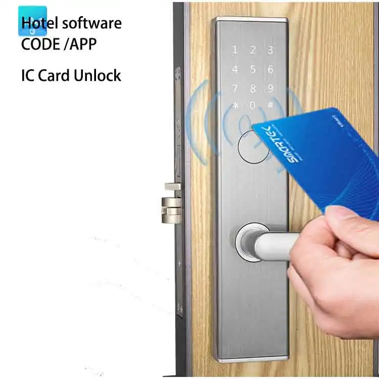 Keyless Entry Door Lock Software Rf Card Hotel Lock Rfid Access Door ...
