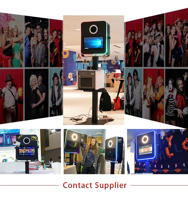 Tops Custom Portable Photobooth Kiosk For Wedding Selfie Photo Booth ...