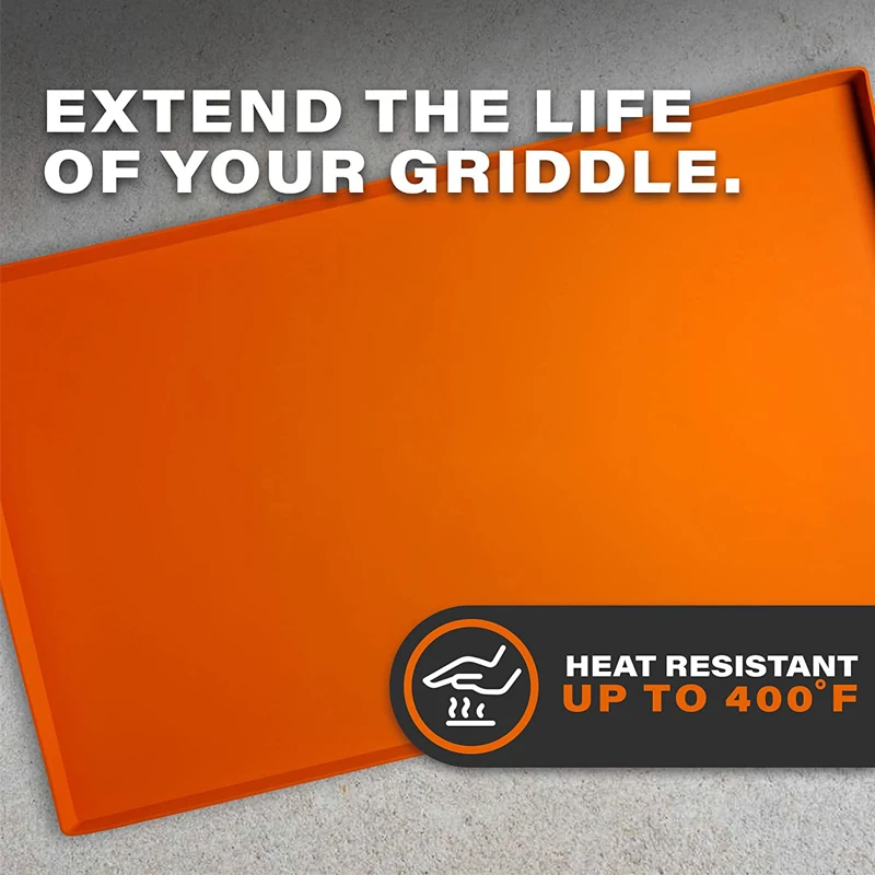 36 Inches Silicone Griddle Buddy Grill Mat - Durable & Versatile