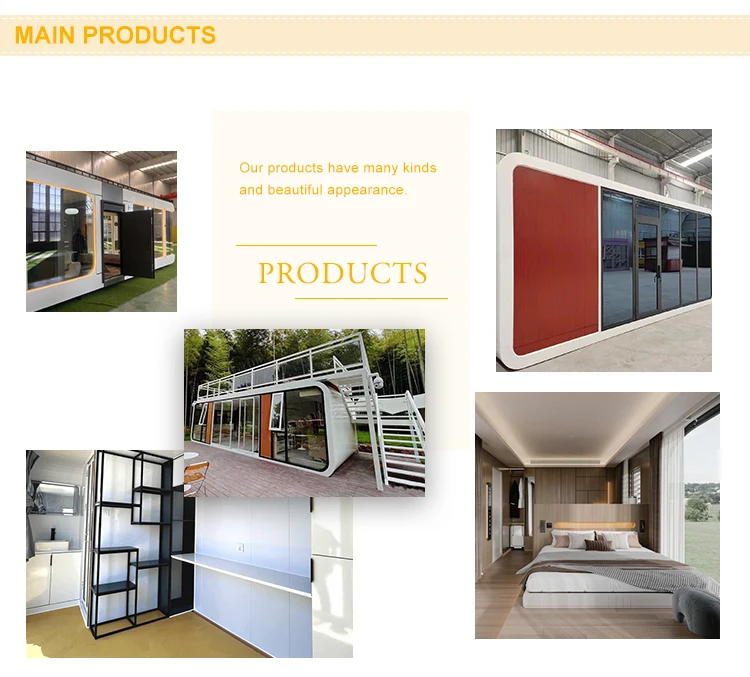 Finished Design Kits Home Modern Pretty High Fireproof Apple Cabin ...