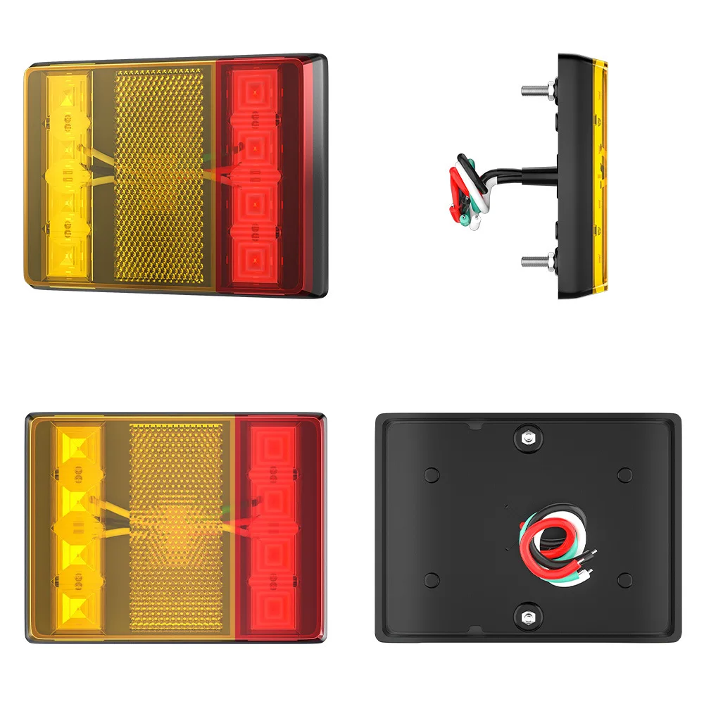 12-24v Waterproof Car Truck Led Rear Tail Light Warning Lights Rear ...