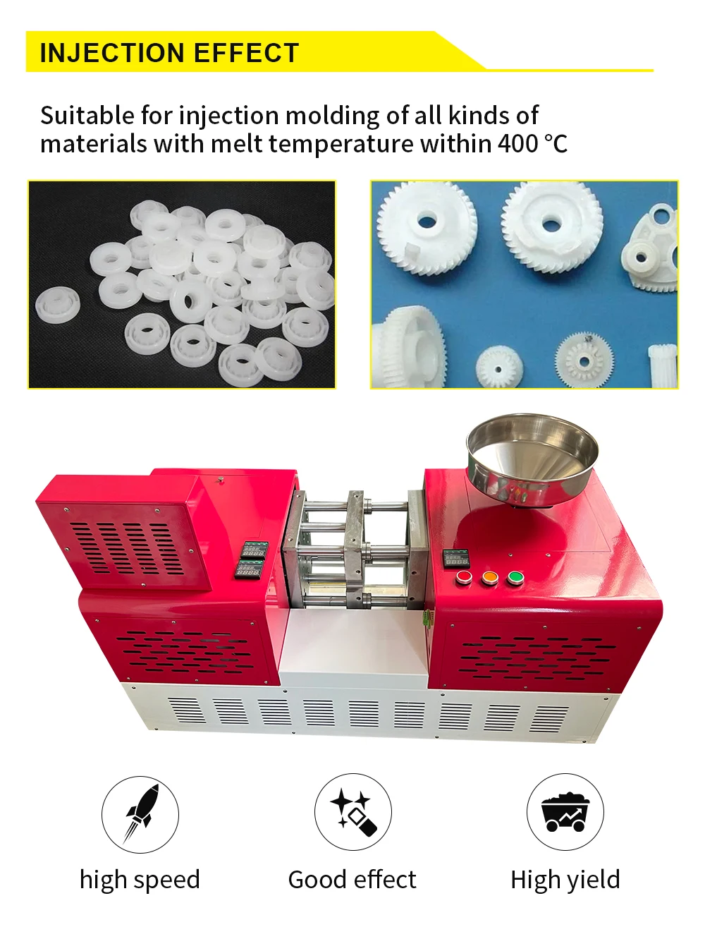 Mini Desktop Injection Molding Machine - BORX-MINI220