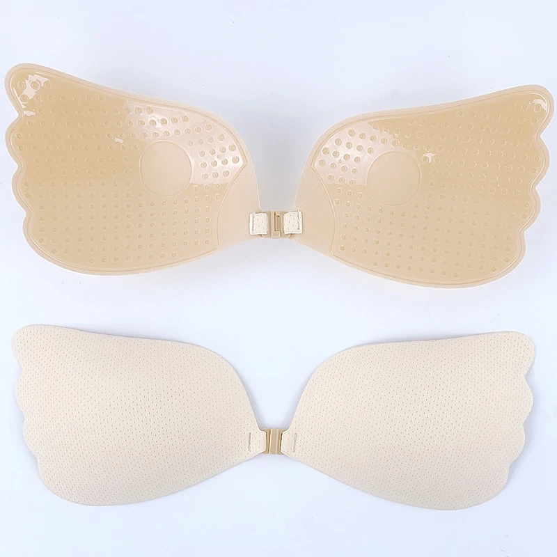 Women's Reusable Wing Sticky Bra Push-up Adhesive Invisible Magic ...