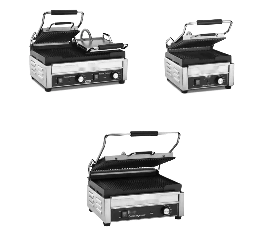 Panini Ottimo Grooved Top And Bottom Panini Sandwich Grill Buy Commercial Stainless Steel