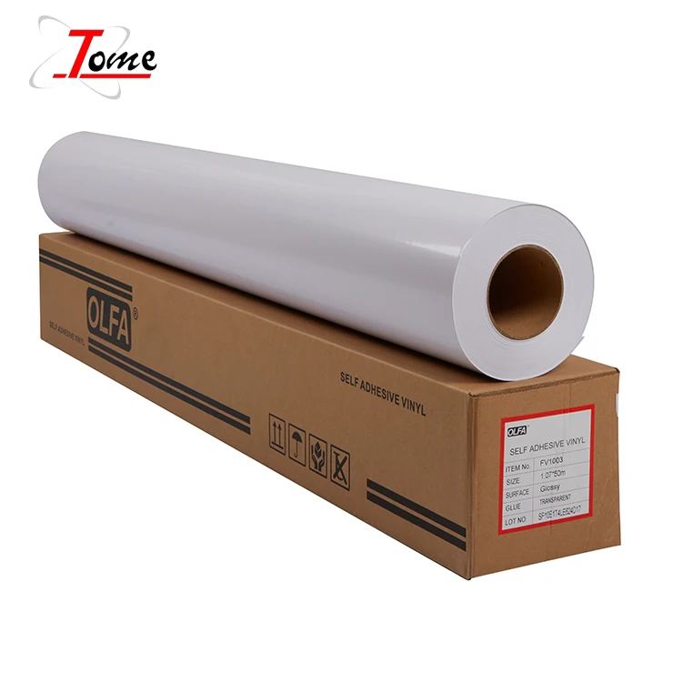 Tome Ejet Self Adhesive Vinyl/vynil Rolls Printing Adhesive Vinyl/pvc ...