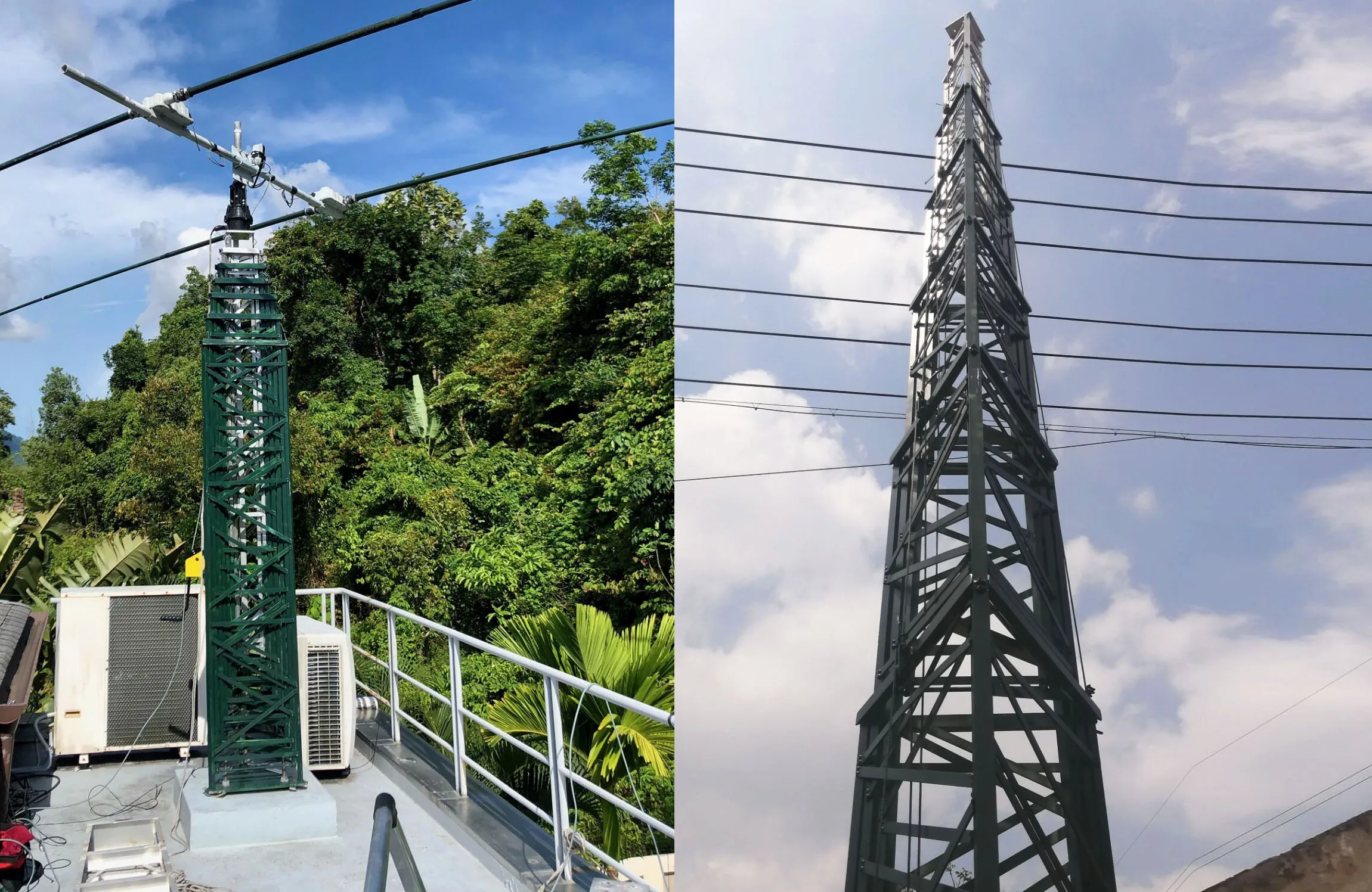 Hydraulic Erect 30m Telecom Tower on Wheels with Motorized Lattice and ...