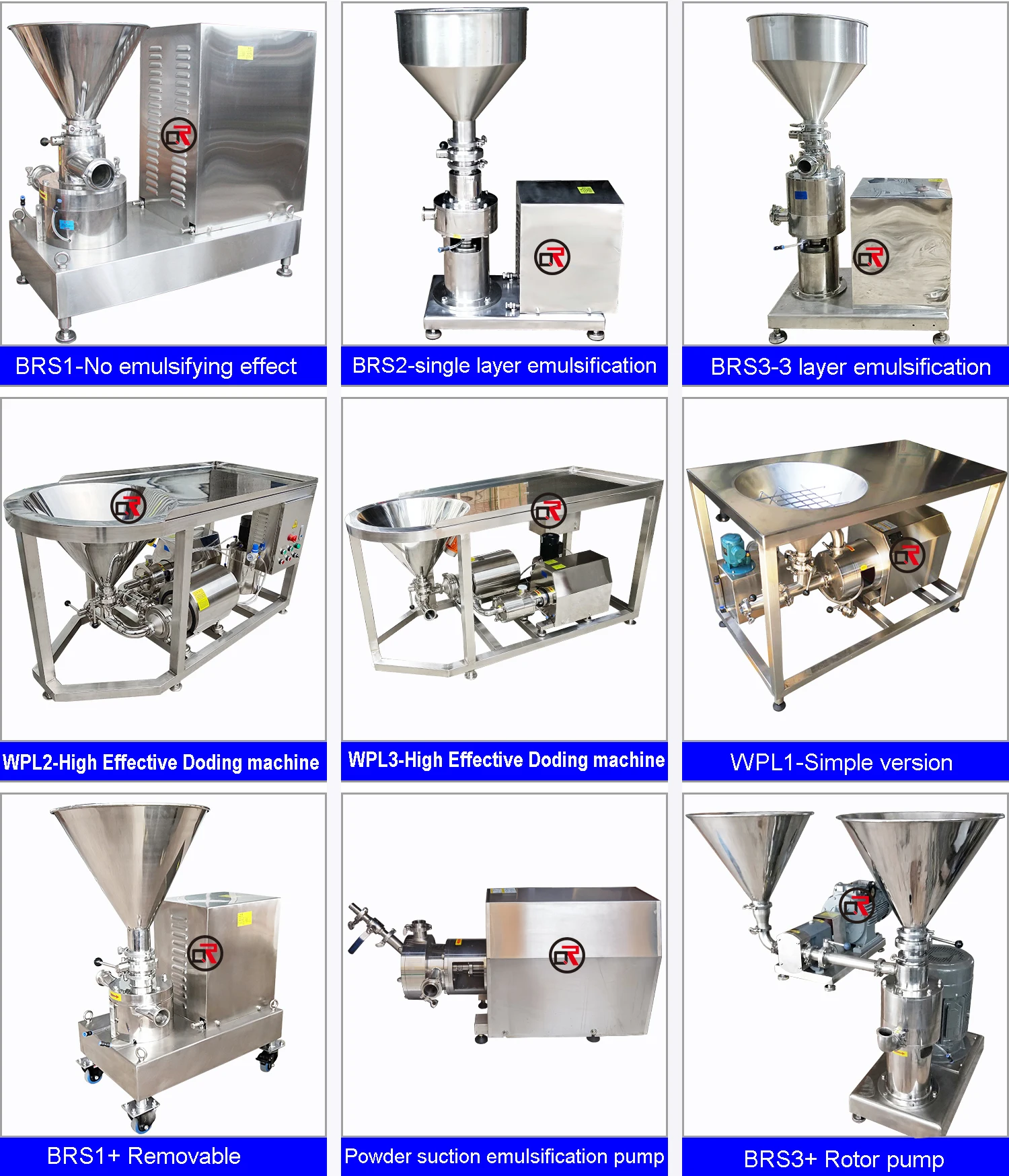 Industrial Stainless Steel Solid Liquid Mixer - QR Machine