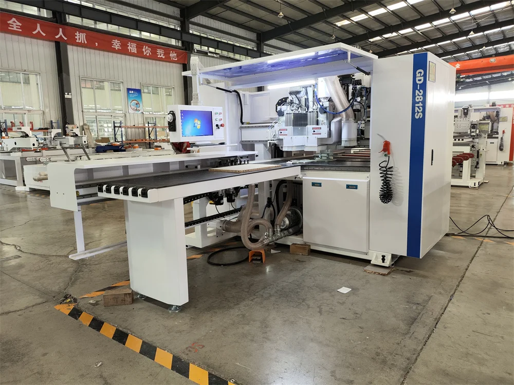 Automatic Woodworking Machinery Cabinet Six Sides Cnc Boring Drilling ...
