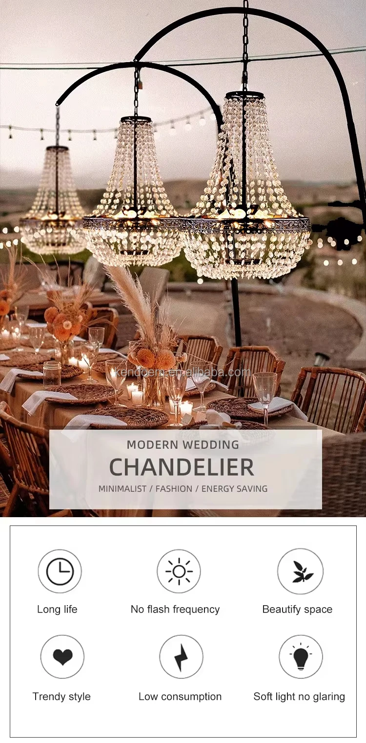 Event Crystal Lighted Table Top Table Lamp Centerpieces