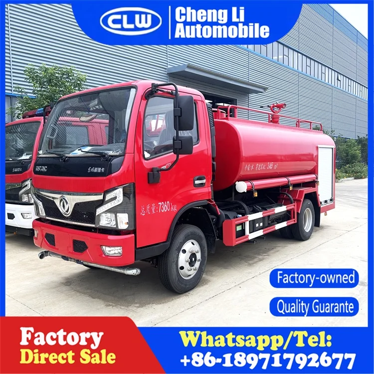 Dongfeng 5000 Liters Water Bowser Tank Fire Truck For Sales - Buy Water ...