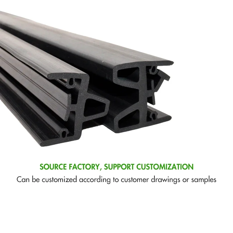 Mechanical Waterproof Square Solid Rubber Strip Filled Thick Flat ...