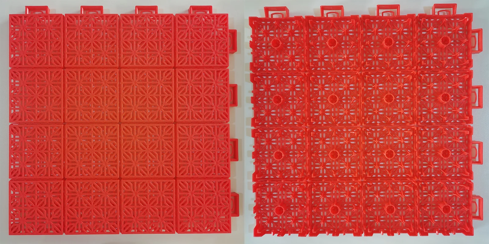 Interlocking Modular Polypropylene Plastic Floor Tiles for Basketball ...