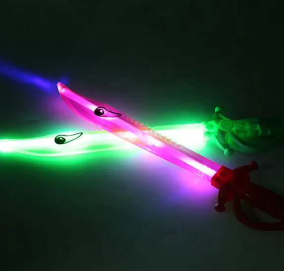 Promotional Kids Toy Swords Led Flashing Pirate Sword Toy For Spring ...