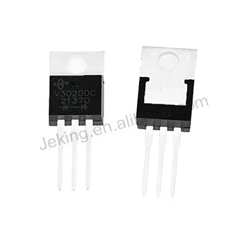 Jeking V30200c Diodes & Rectifiers 30 Amp 200 Volt To-220-3 Dual Anode ...