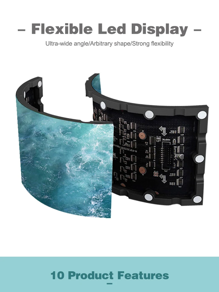 Foldable LED Flexible Screens for Business & Retail - 140° Viewing ...
