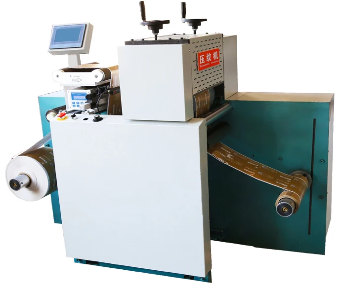 Factory Price Automatic Roll To Roll Paper Embossing Machine Paper ...
