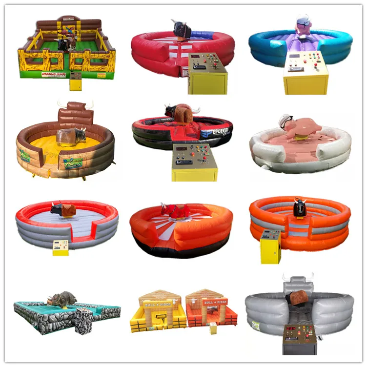 Outdoor Indoor Sport Game Inflatable Rodeo Bull Ride