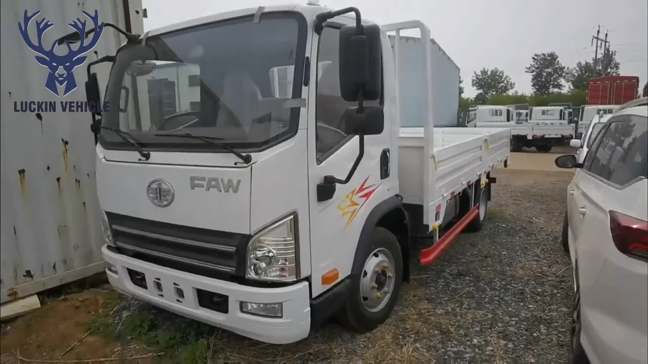 Faw 4x2 4x4 Light Cargo Truck 3-10 Tons Lorry Cargo Truck For Sale ...