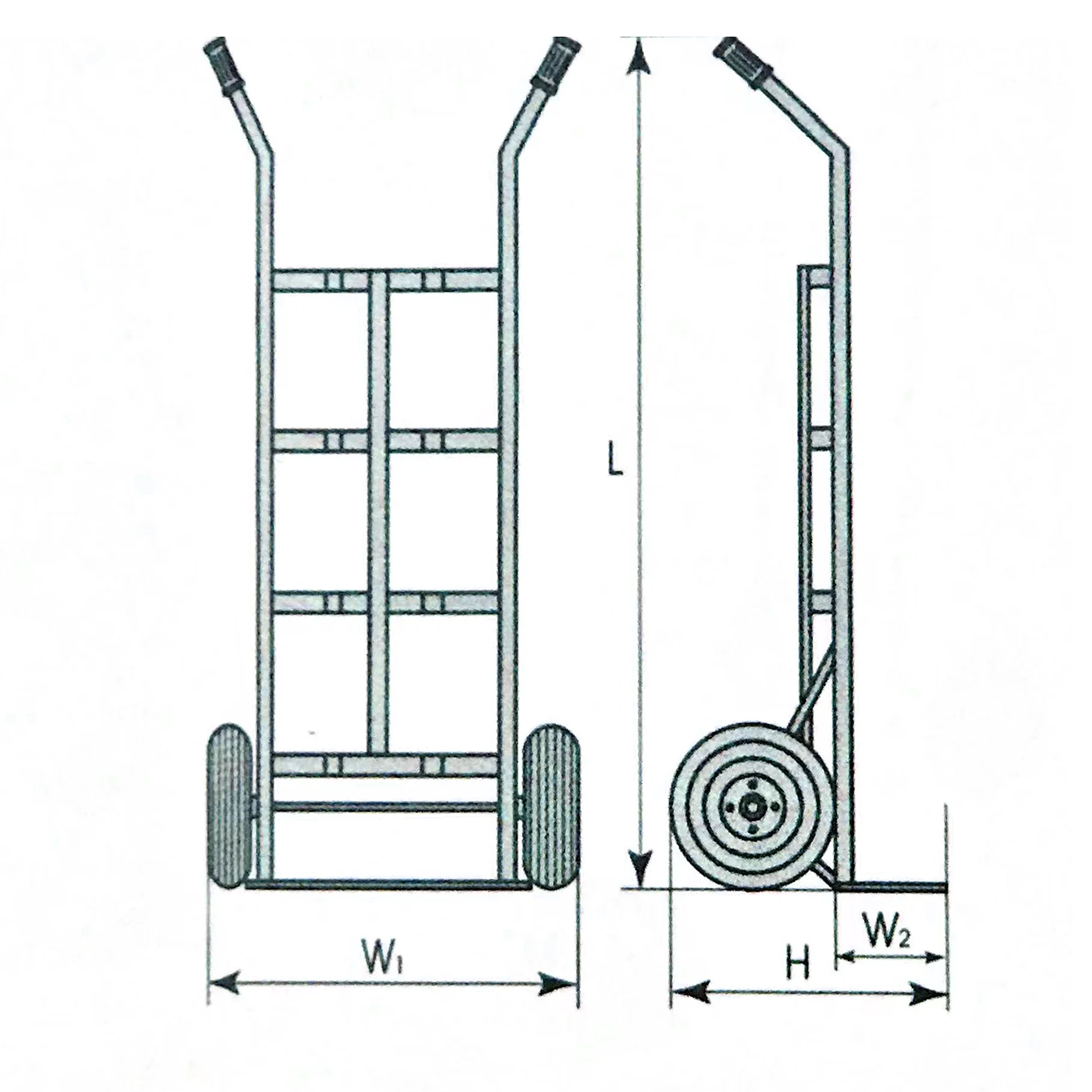 Ht8188 Hand Trolley Heavy Duty Stair Climbing Hand Pull Trolley For ...