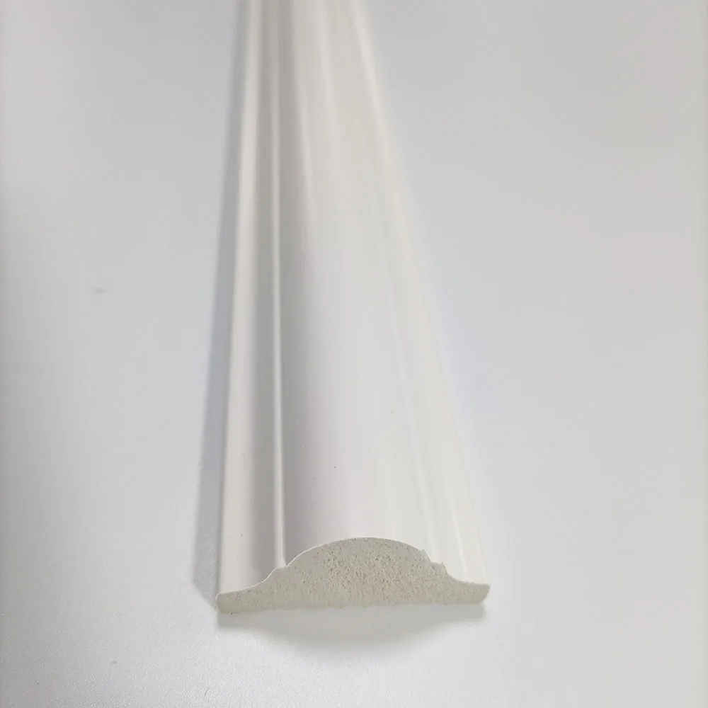 White Sample Style PVC Skirting PS Moulding - Modern Decor