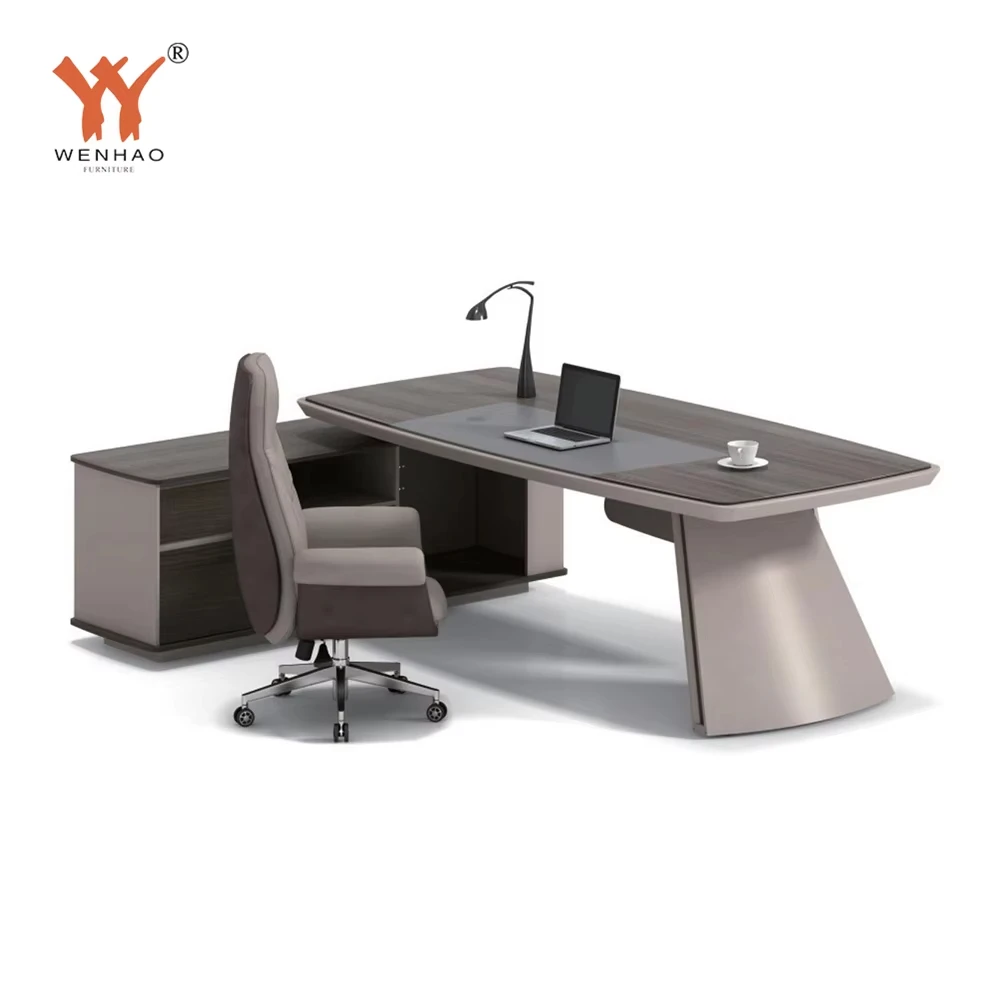 Factory Price Luxury Wooden Office Desk Manager Office Furniture L ...