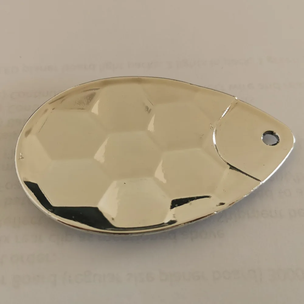 Trolling Lure Stainless Steel Chrome Fishing Flasher Shell Shape ...