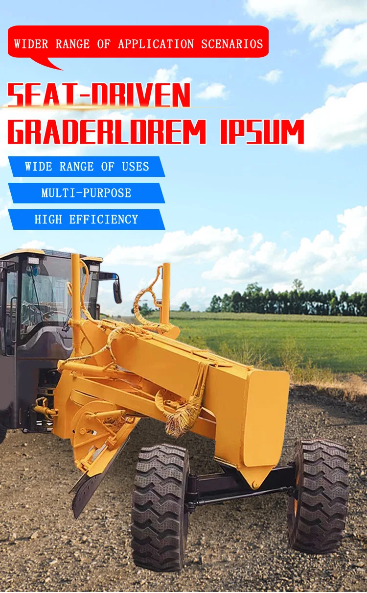 Loader Grader Construction Site Road Scraper High-power Ground ...