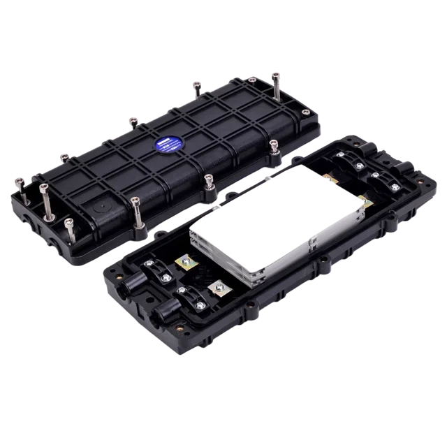 Ftth Flat Fiber Optic Enclosure Aerial Installation 48 Fibers Fiber ...