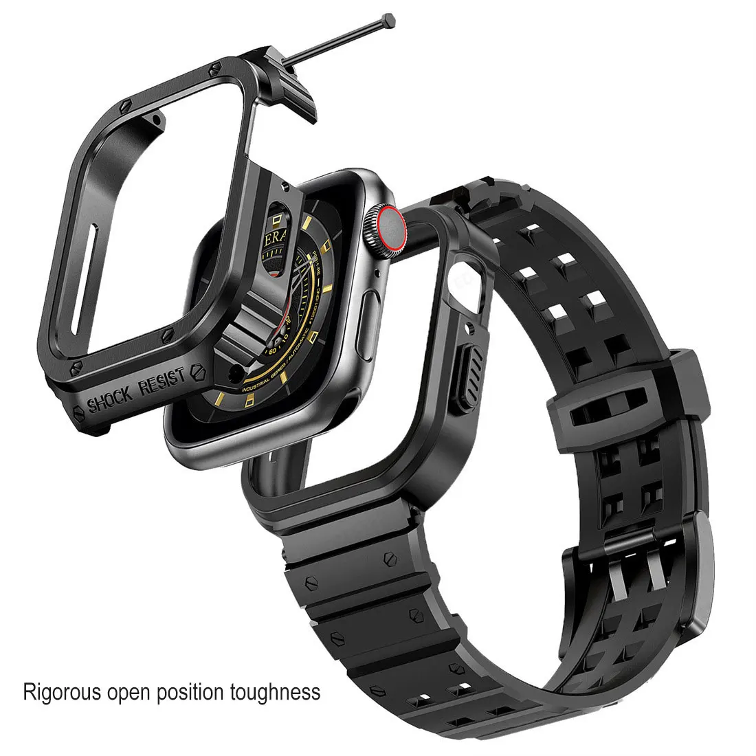 Stainless Steel Straps For Apple Watch Band Charms 45 44 Applewatch ...