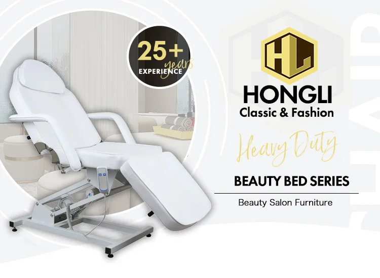 Electric Massage Bed White Beauty Salon Bed Spa Facial Bed for Sale ...