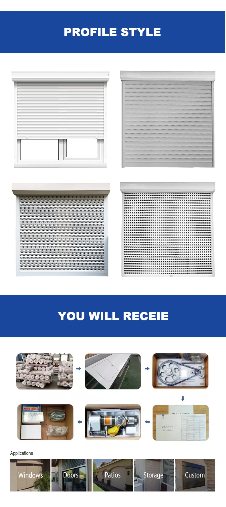 Aluminium Hurricane Roller - Windproof & Durable Shutter