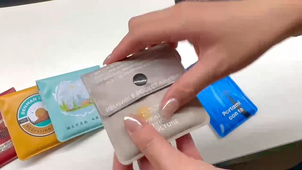 Portable Pocket Ashtray Pouch Pvc Fireproof Reusable Friendly Outdoor ...