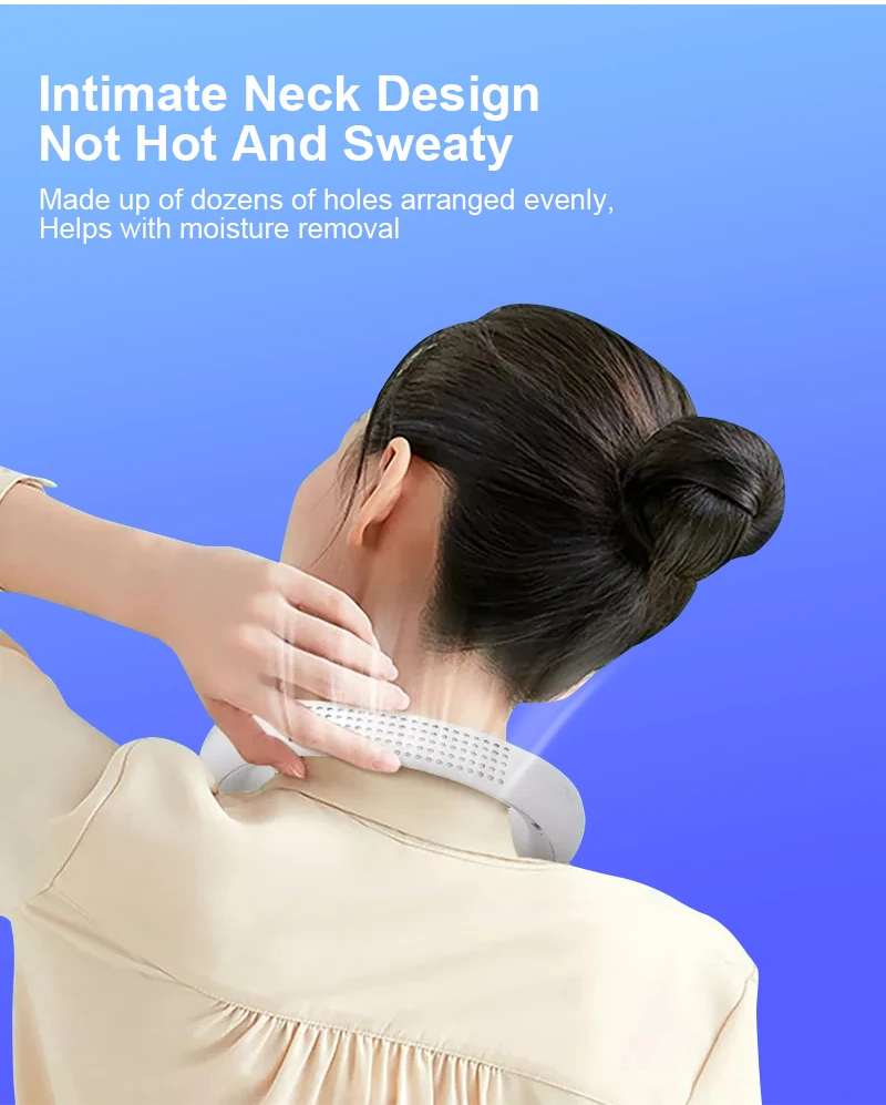 Foldable Leafless Mini Hanging Neck Cooling Hung Band Neckfan 2022 ...